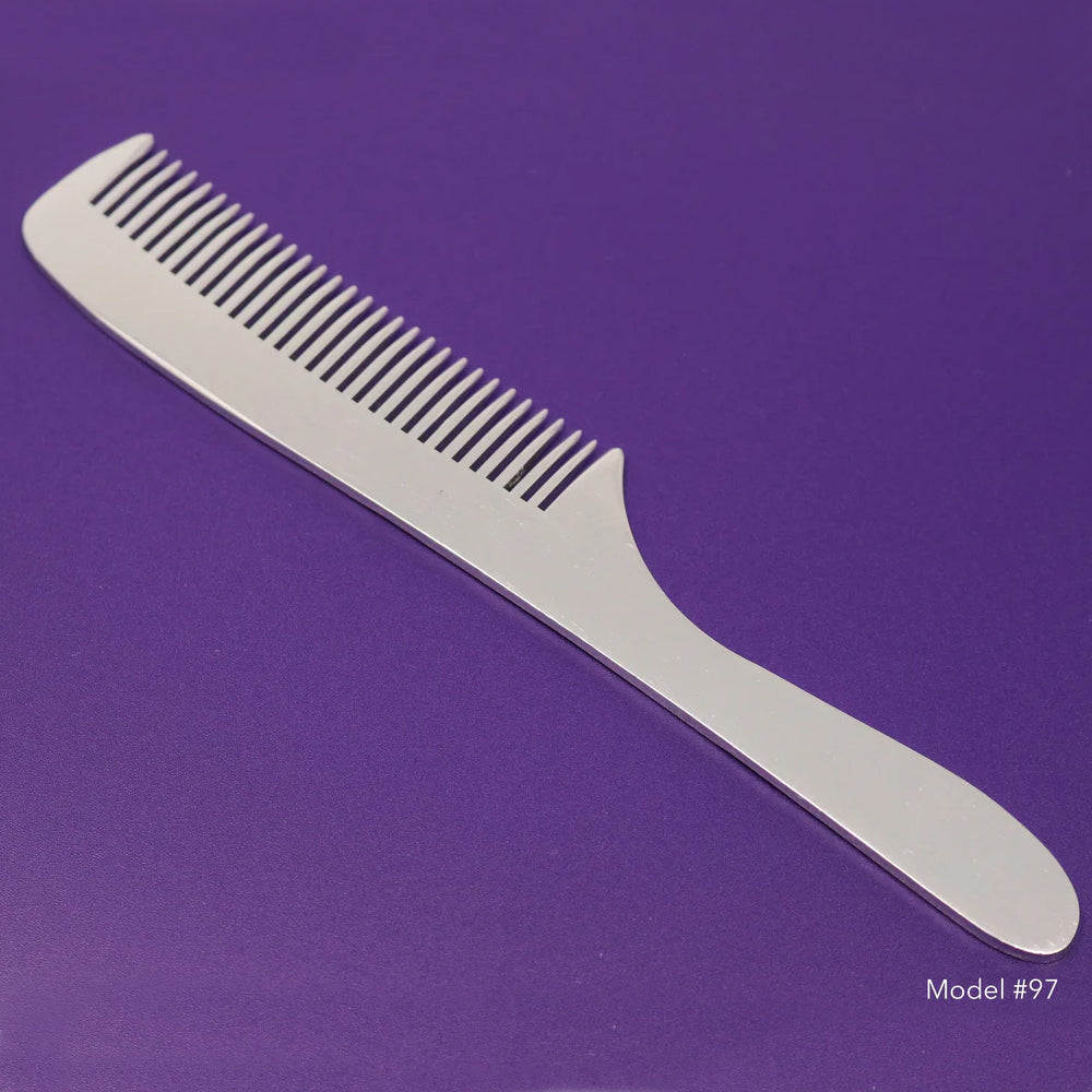 Krest Professional Metal Combs Aluminum Combs 100% Hand-Finished ...