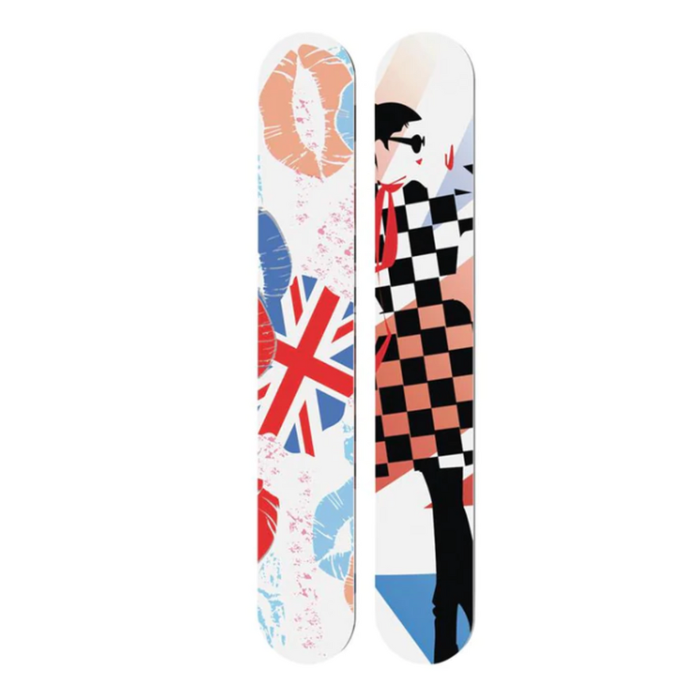 Flowery 4-in-1 Nail File Catty with Sleek Translucent Case 1 Count ...