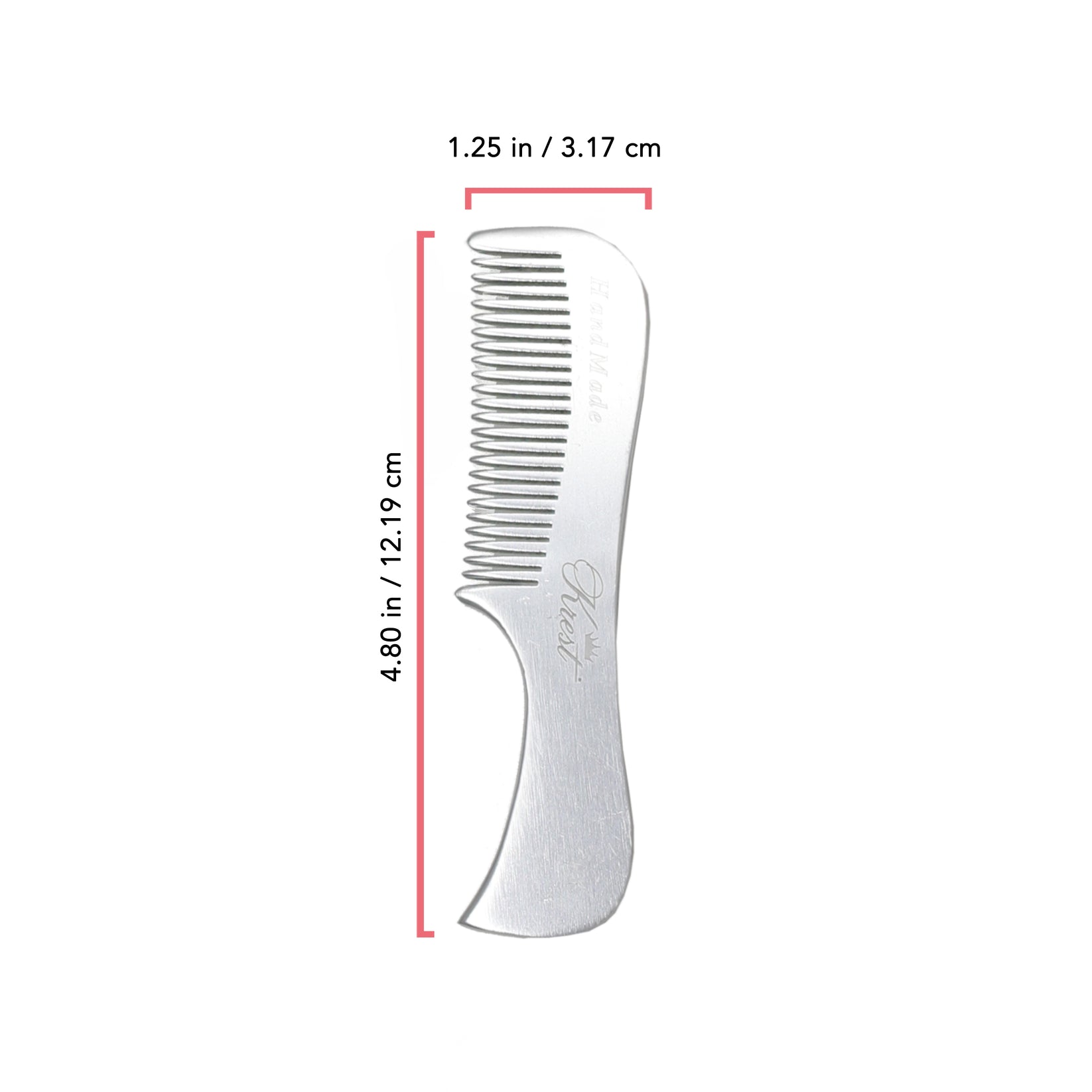 Krest Professional Metal Combs Aluminum Combs 100% Hand-Finished ...