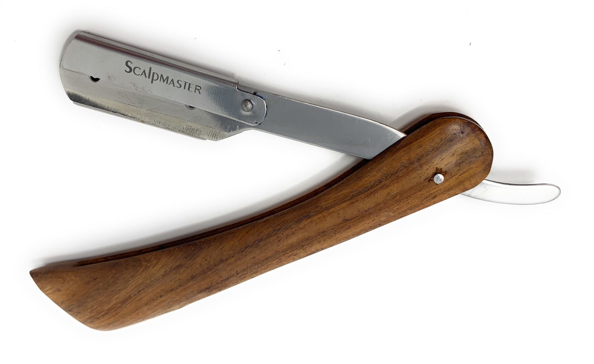 Scalpmaster Wooden Handle Straight Edge Razor Barber Razor Blade Razor ...