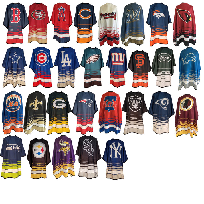 My Team Capes Barbers Cutting Cape NFL and MLB Salon Capes 1 Pc ...