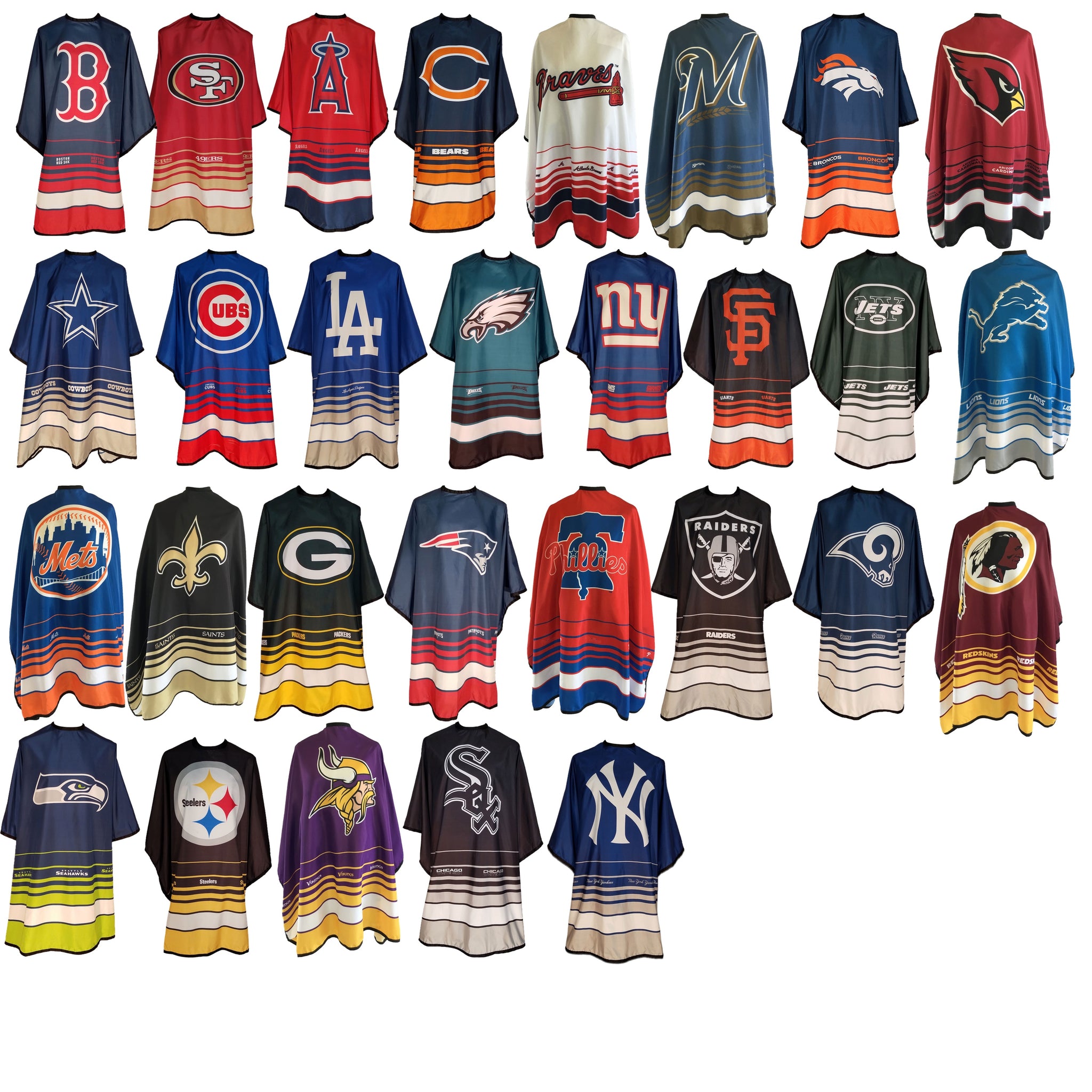 My Team Capes Barbers Cutting Cape NFL and MLB Salon Capes 1 Pc ...
