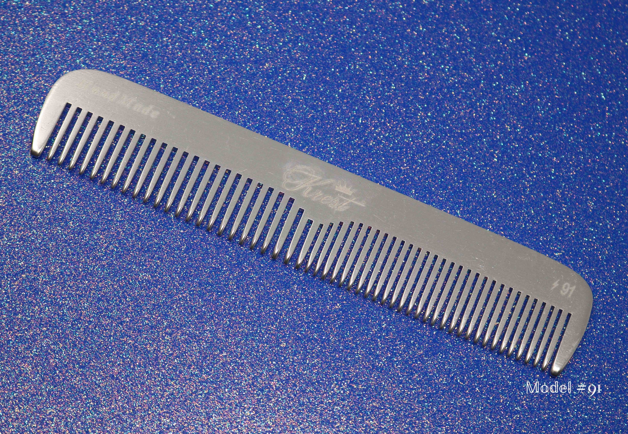 Krest Professional Metal Combs Aluminum Combs 100% Hand-Finished ...