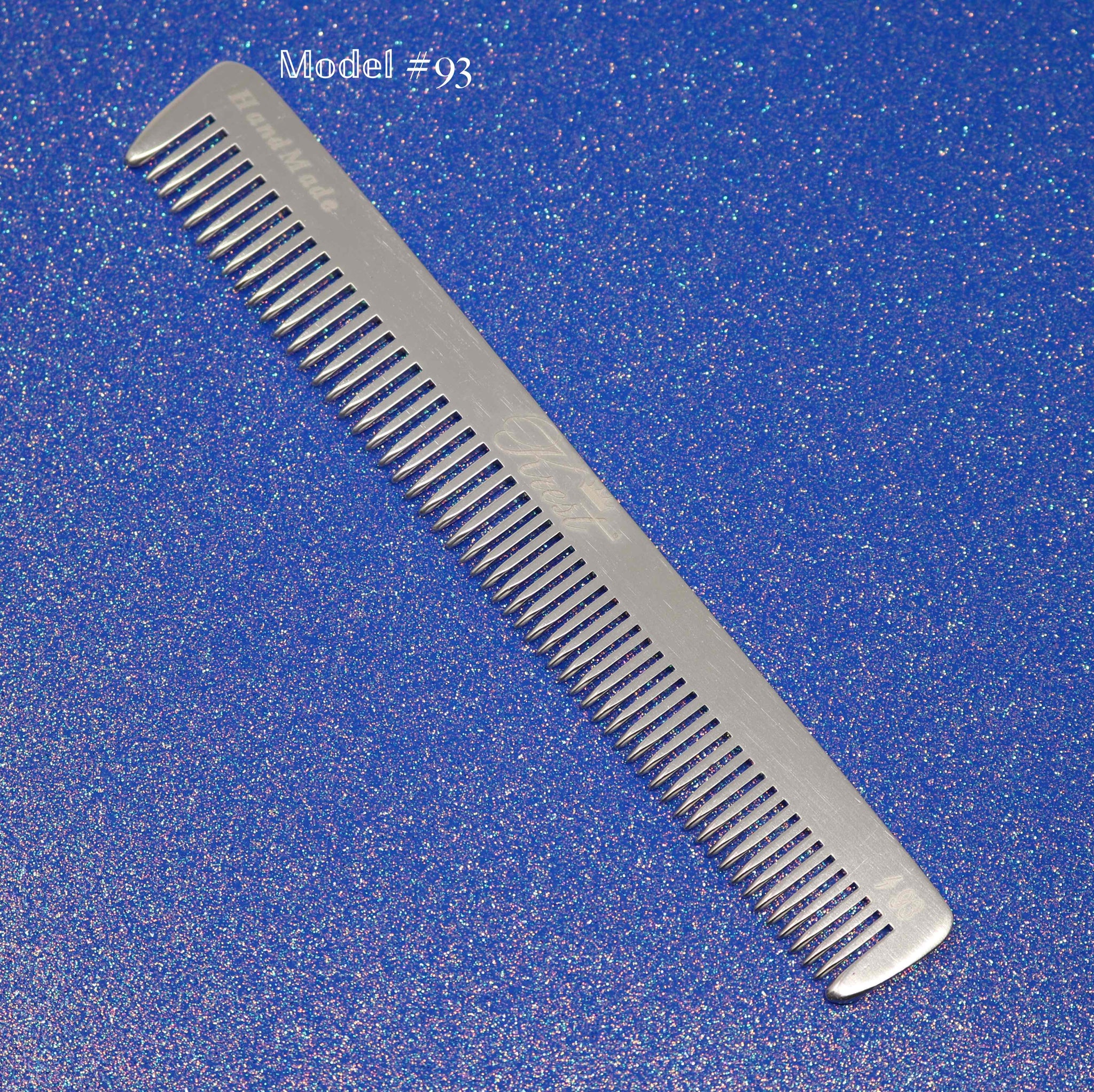 Krest Professional Metal Combs Aluminum Combs 100% Hand-Finished ...