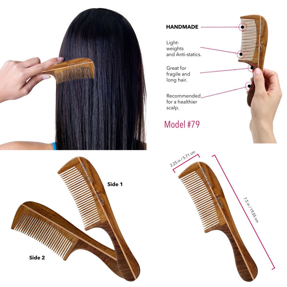 Krest Wooden Combs Hand Made – Allegro Beauty Store